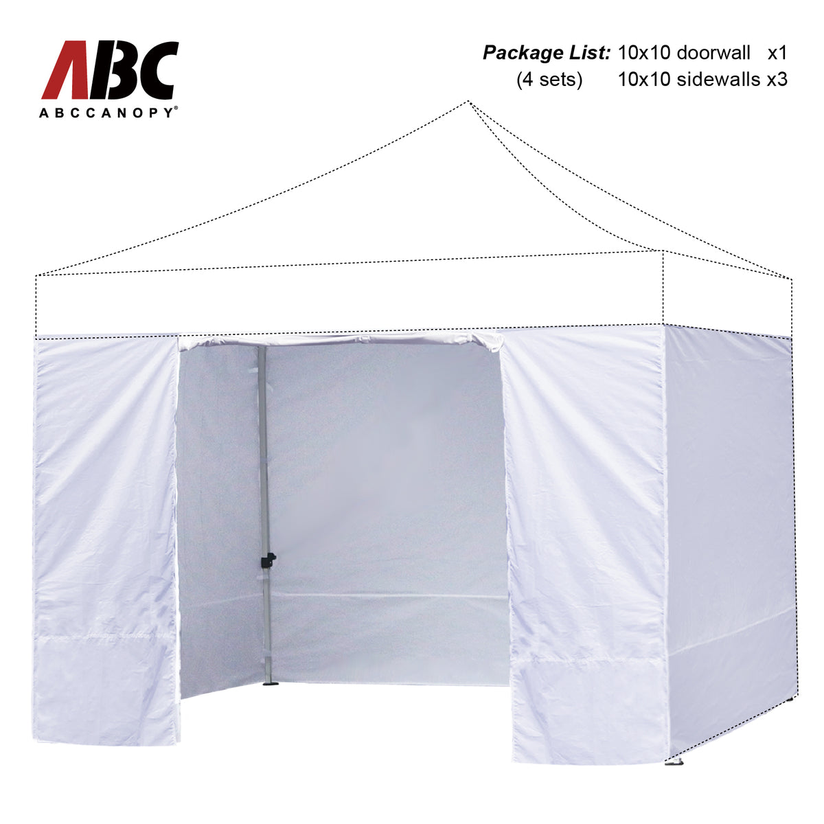 ABCCANOPY Canopy Accessories-Door wall Link (Overseas) | ABCCANOPY