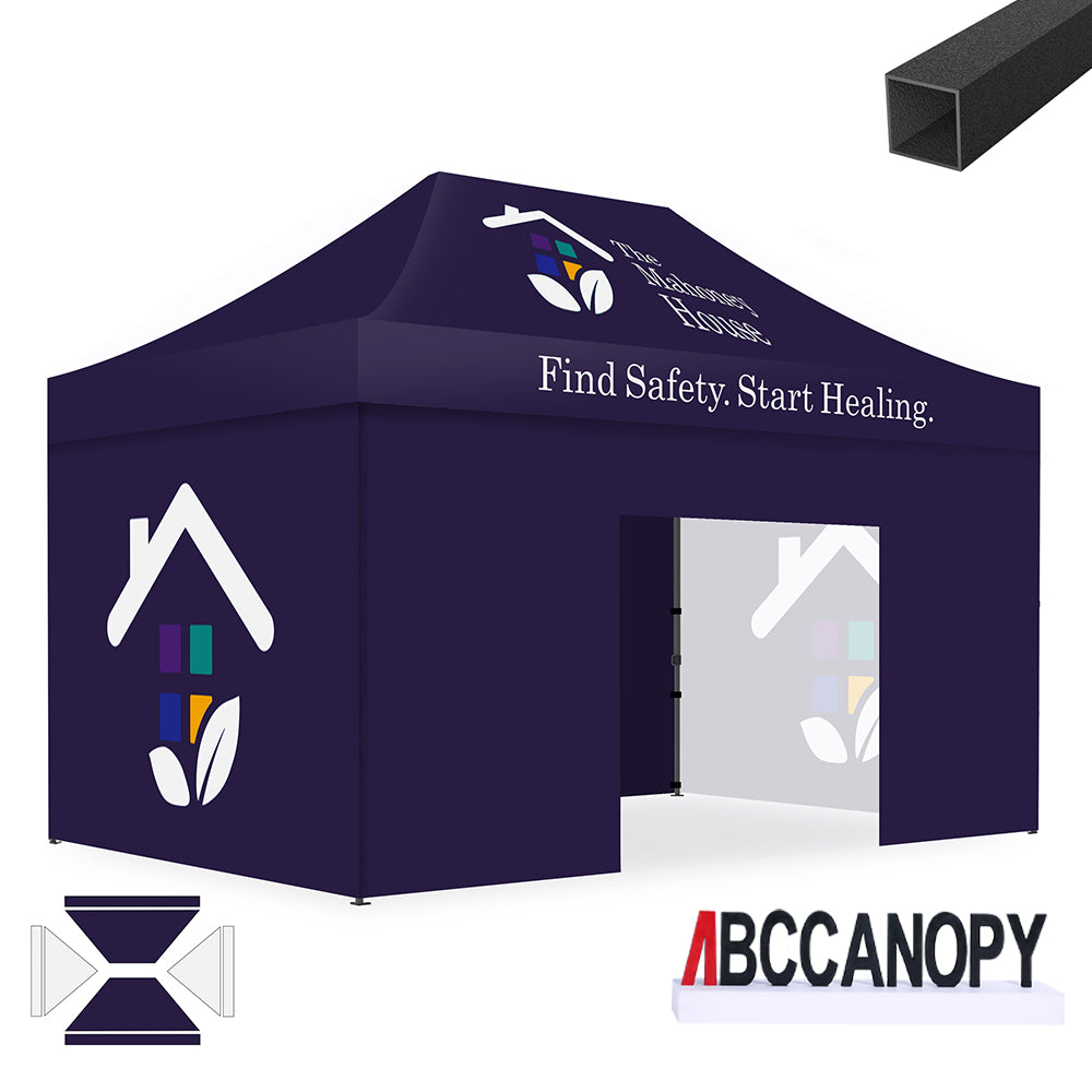 ABCCANOPY Custom Canopy Tent Pop Up Shelter (S1 Commercial) - 10x10, 1 | ABCCANOPY