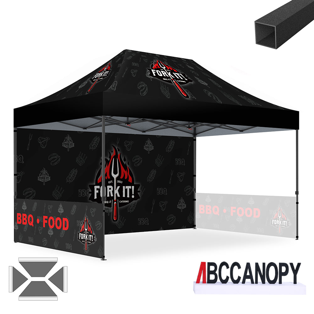 ABCCANOPY Custom Canopy Tent Pop Up Shelter (S1 Commercial) - 10x10, 1 ...