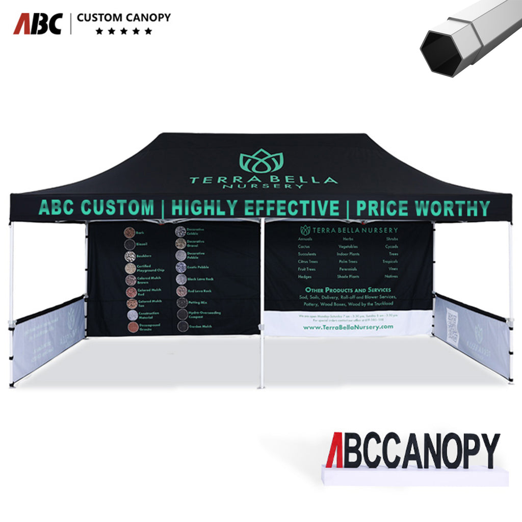 ABCCANOPY S2 Premium Heavy Duty Pop Up 10x10/10x15/10x20 Custom Canopy ...