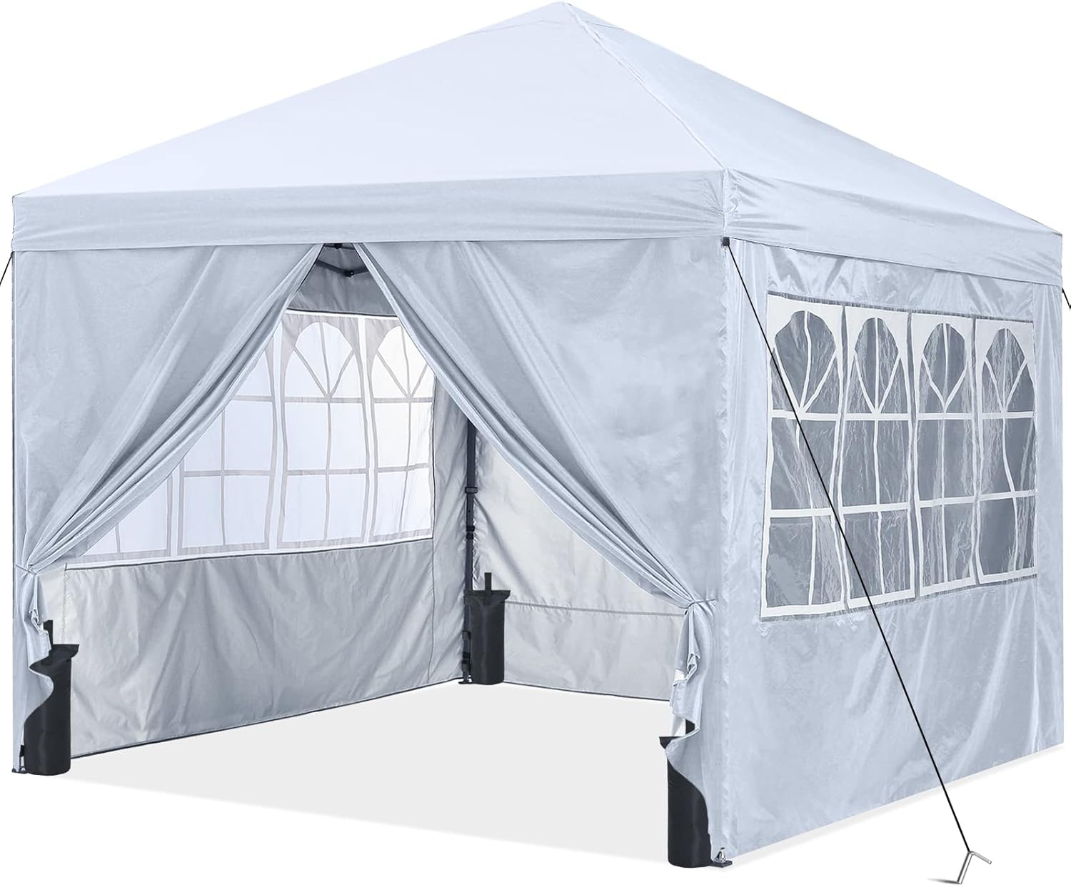 ABCCANOPY 10X10 Pop Up Canopy Tent Instant Shelter with Zipped Side Wa ...