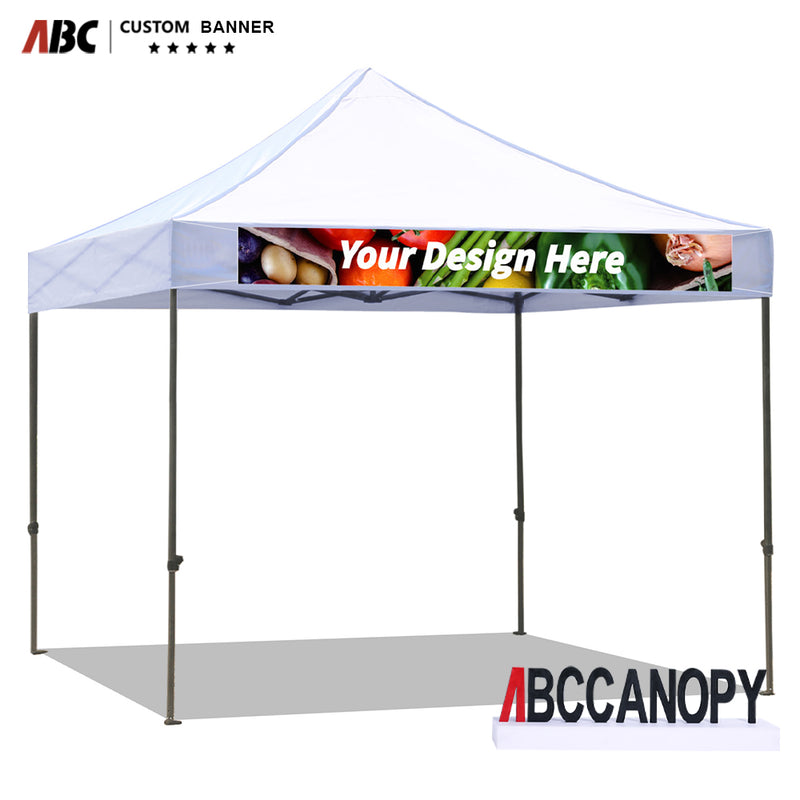 ABCCANOPY Custom Canopy & Pop Up Tent Banner (Photo, Text, Logo ...