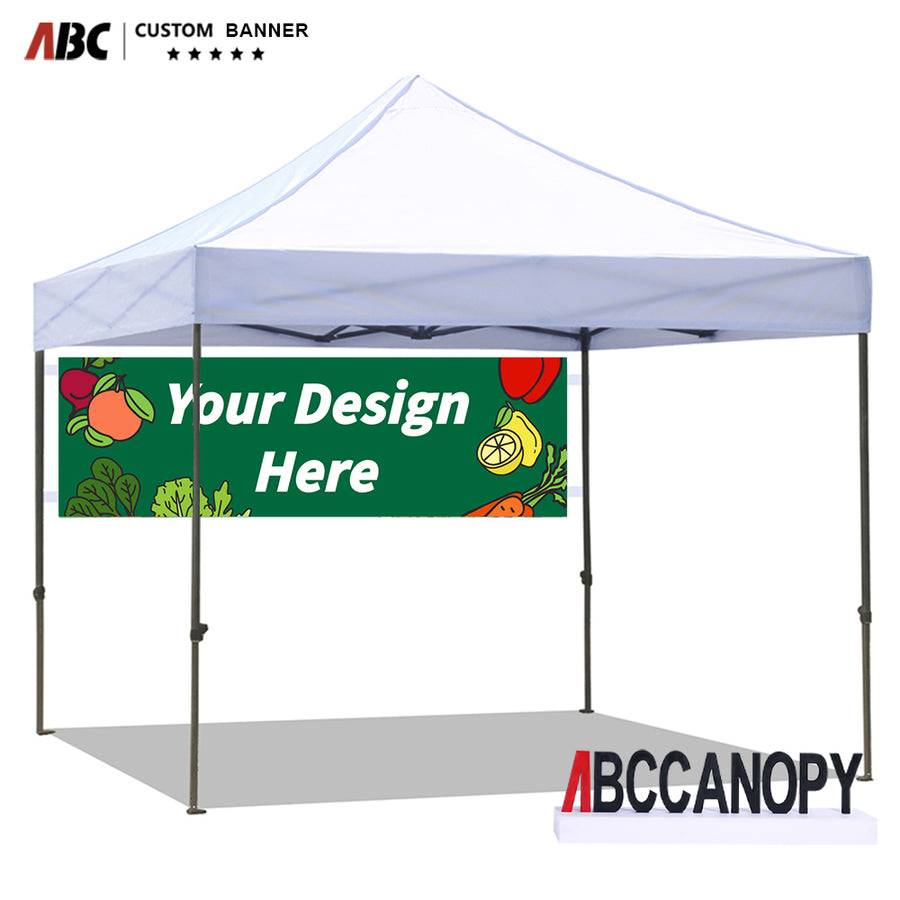 ABCCANOPY Custom Canopy & Pop Up Tent Banner (Photo, Text, Logo ...