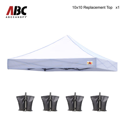 ABCCANOPY Replacement Top Cover for 8x8/10x10/10x15/10x20 Pop Up Canop ...