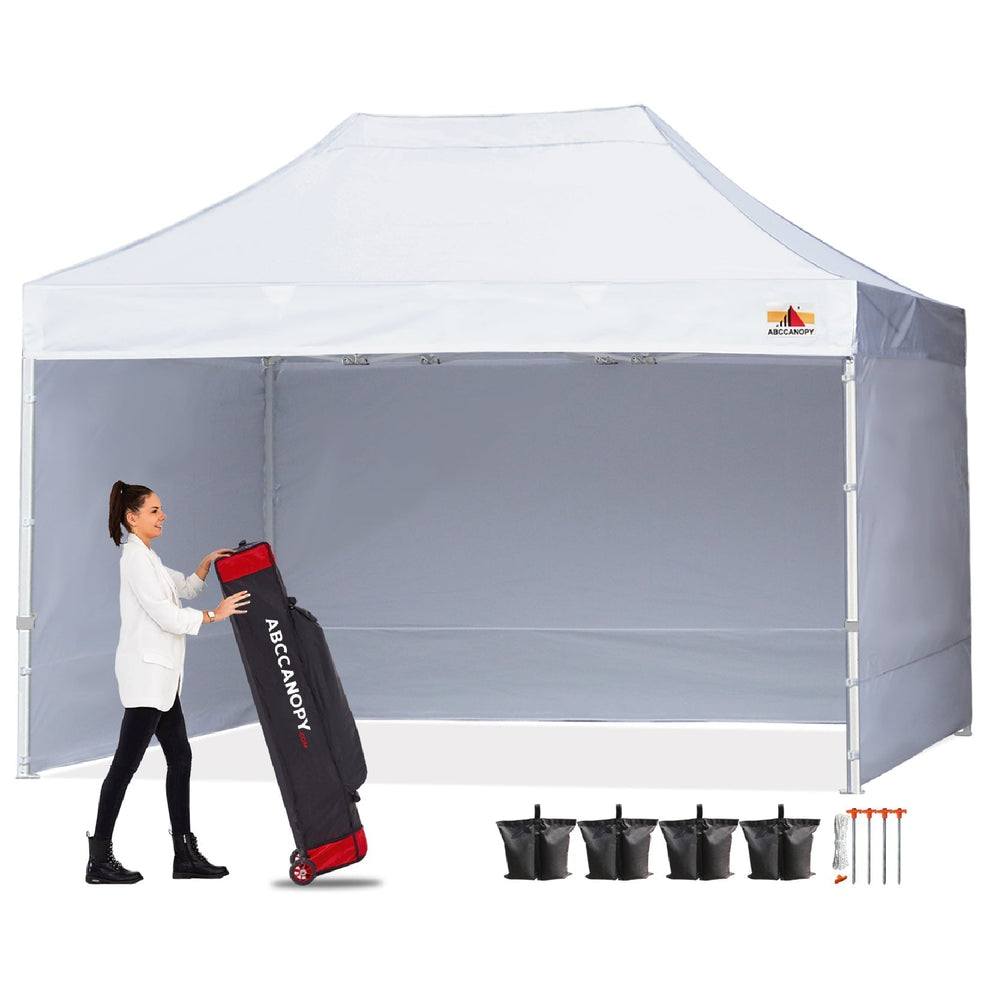 S1 Commercial Pop Up 8x8/8x12/8x16 Canopy Tent with Sidewalls
