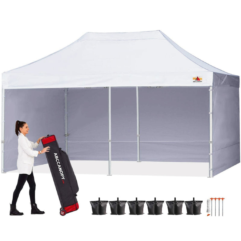 S1 Commercial Pop Up 8x8/8x12/8x16 Canopy Tent with Sidewalls